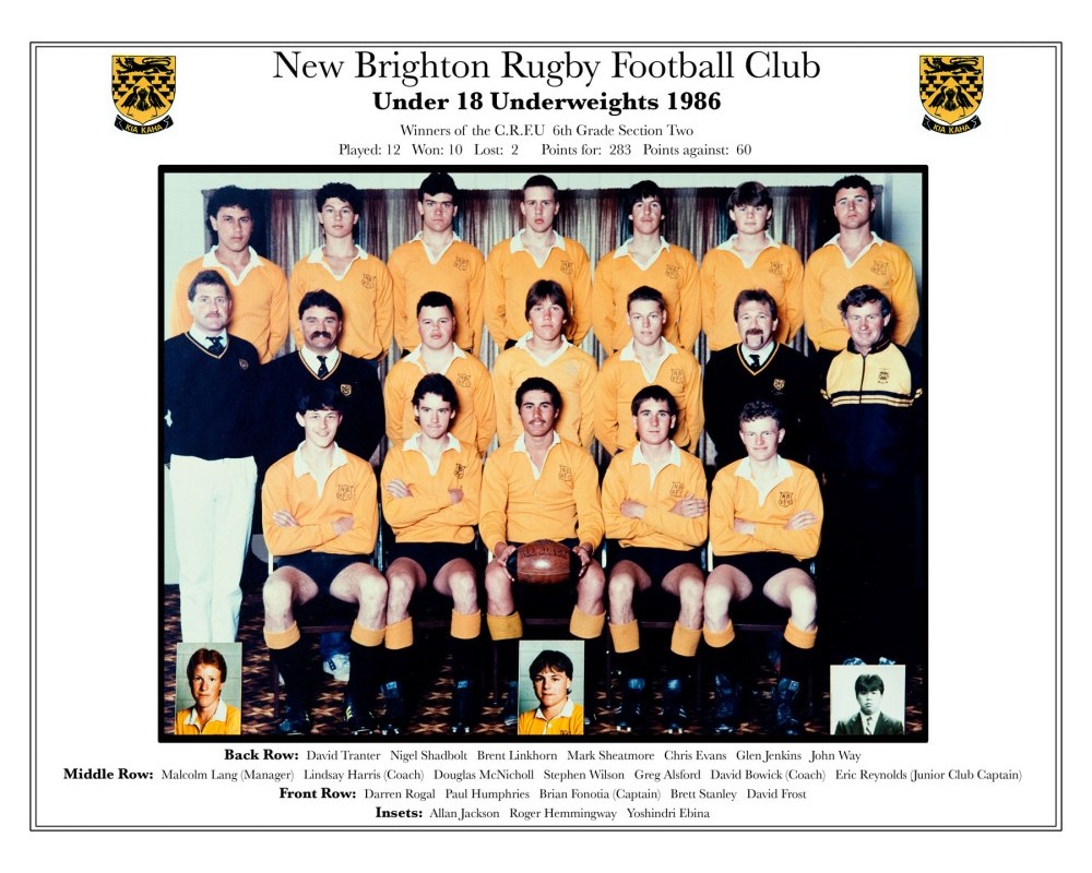 Historical Team Photos - New Brighton Rugby Football Club