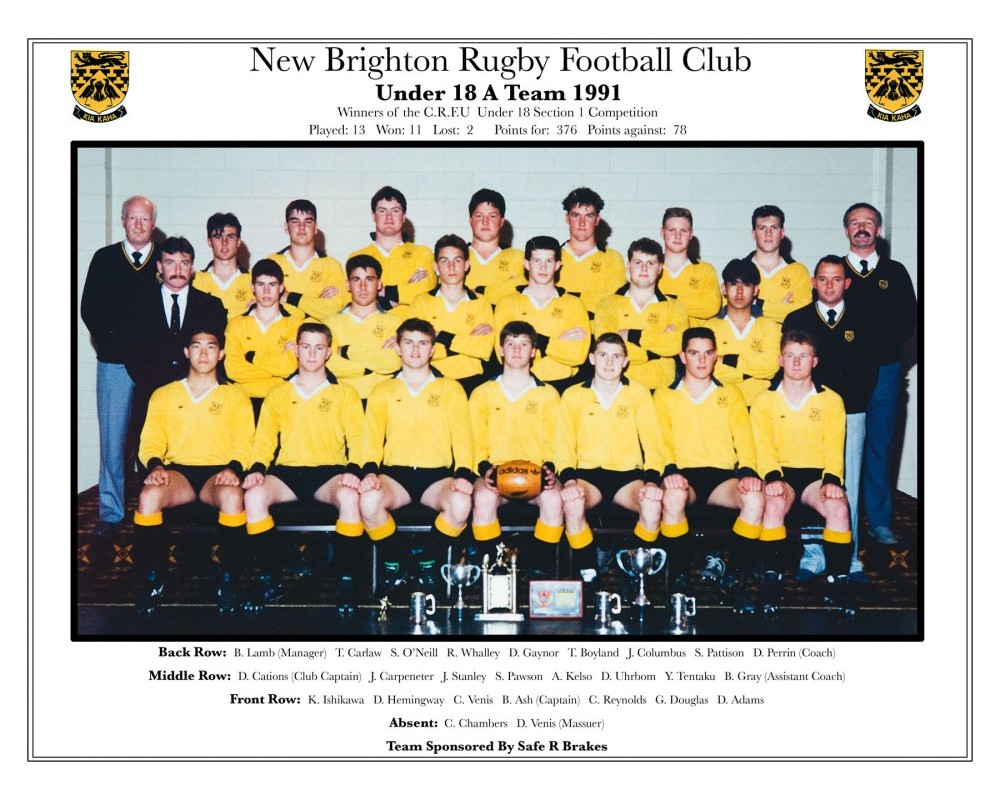 Historical Team Photos - New Brighton Rugby Football Club