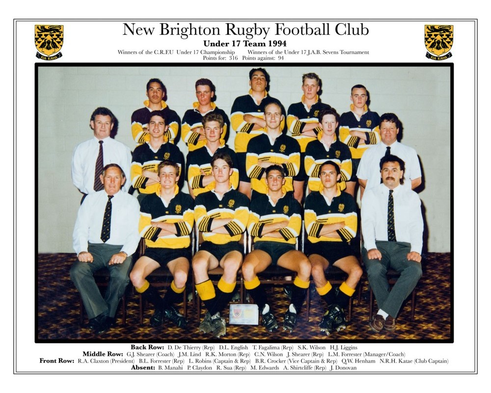 Historical Team Photos - New Brighton Rugby Football Club
