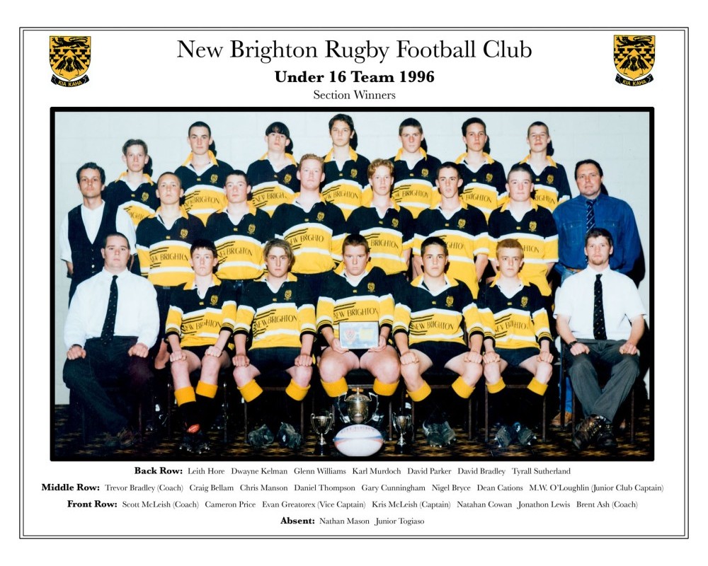 Historical Team Photos - New Brighton Rugby Football Club